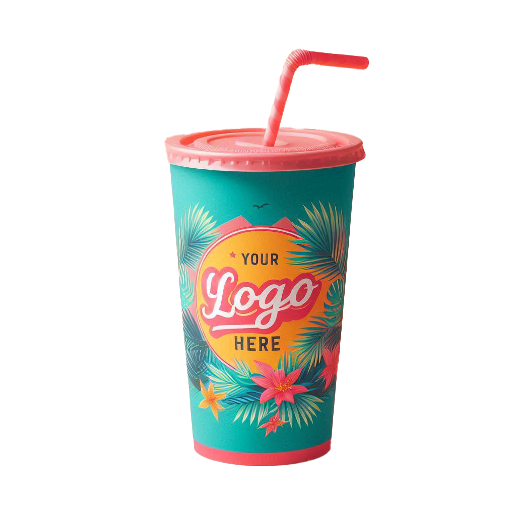 CUSTOM PAPER COLD CUPS 1-4 COLORS 1000/CASE – PAK ONE