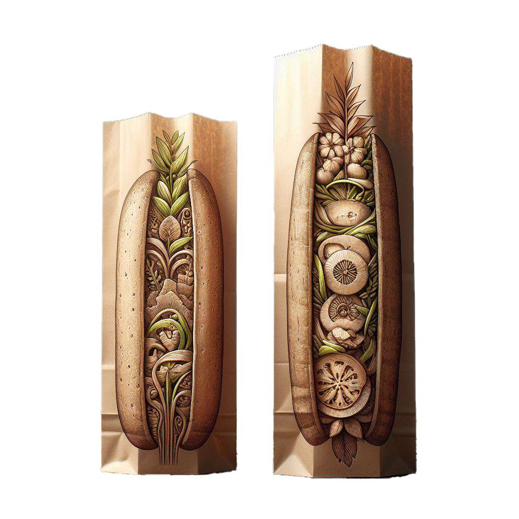 CUSTOM PINT / HOAGIE BAGS - 500/CASE – PAK ONE