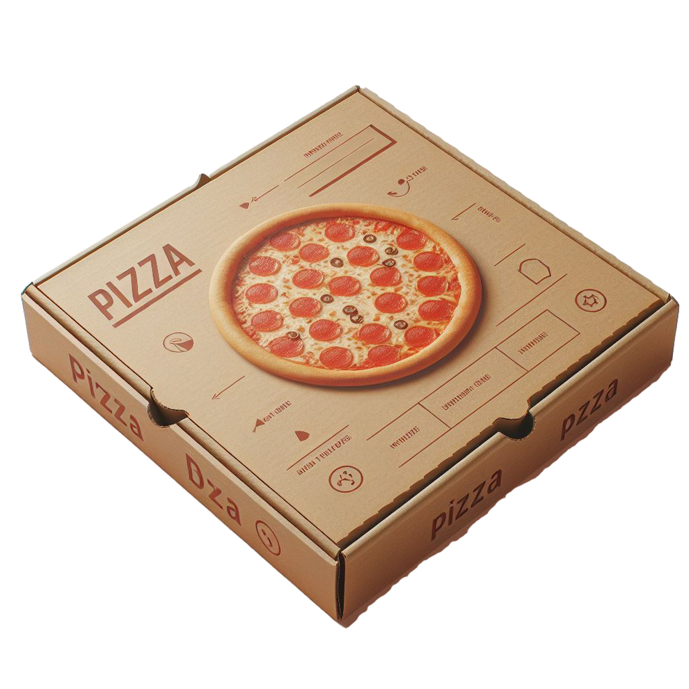 CUSTOM PIZZA BOXES - 50/CASE – PAK ONE